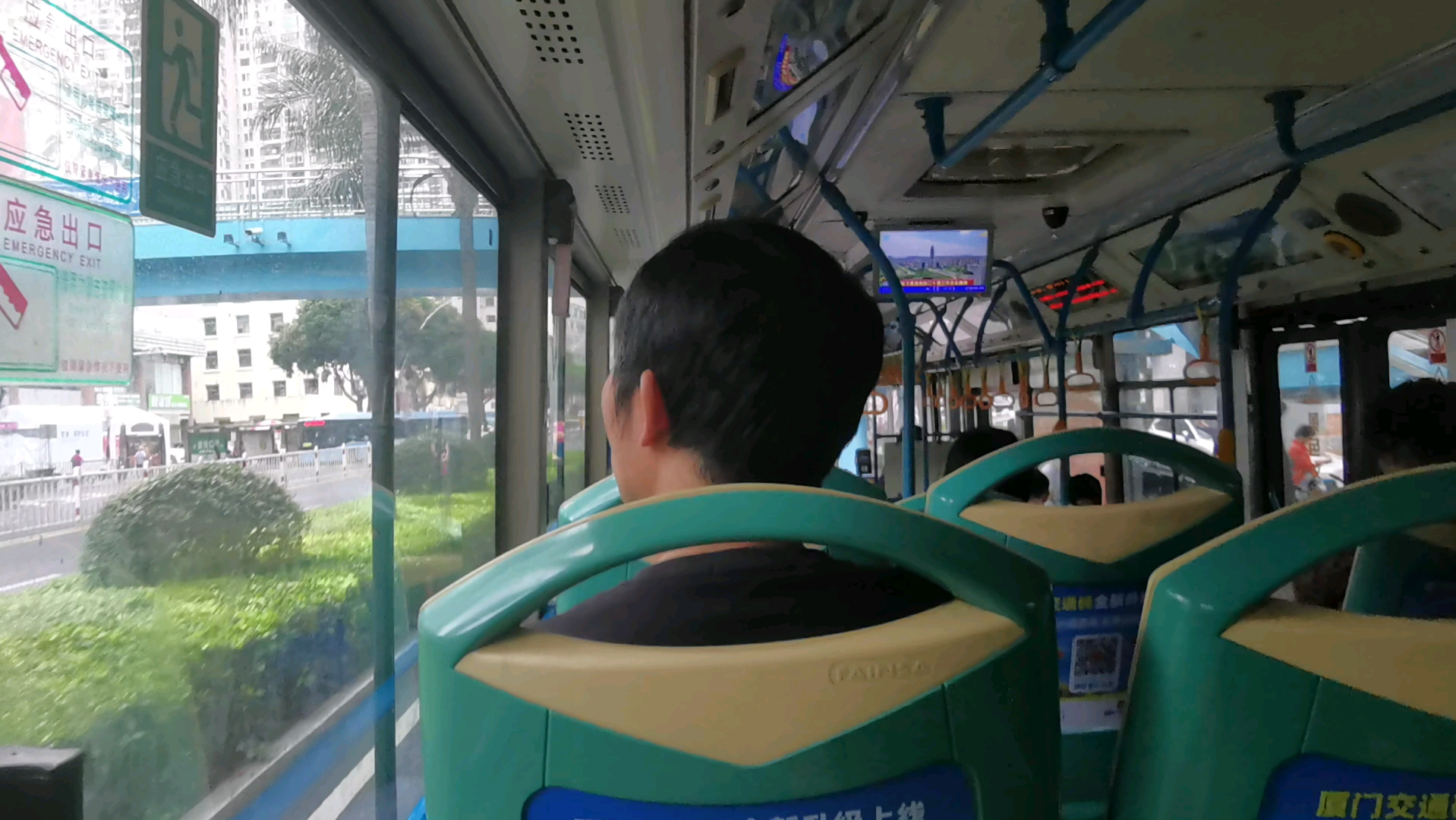 厦门公交22路金龙纯电动XMQ6127AGBEVM 运行实录