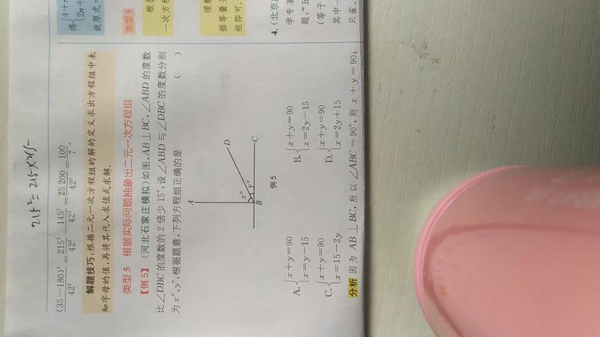 人教版七年级下册数学二元一次方程组8.1第五讲