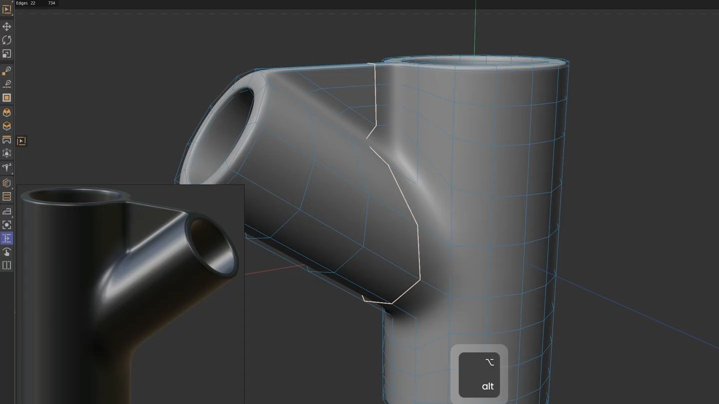【C4D建模教程】曲面建模教程,C4D不规则物体建模布线,异形产品...