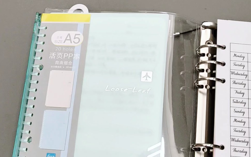 我找到了最适合我的A5活页本使用方法