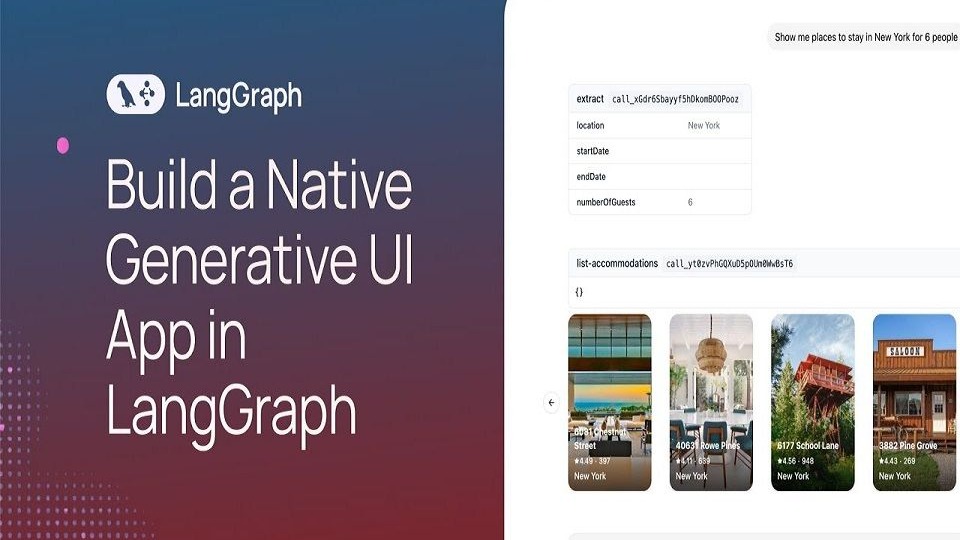 【LangGraph教程】用LangGraph构建一个生成型UI应用