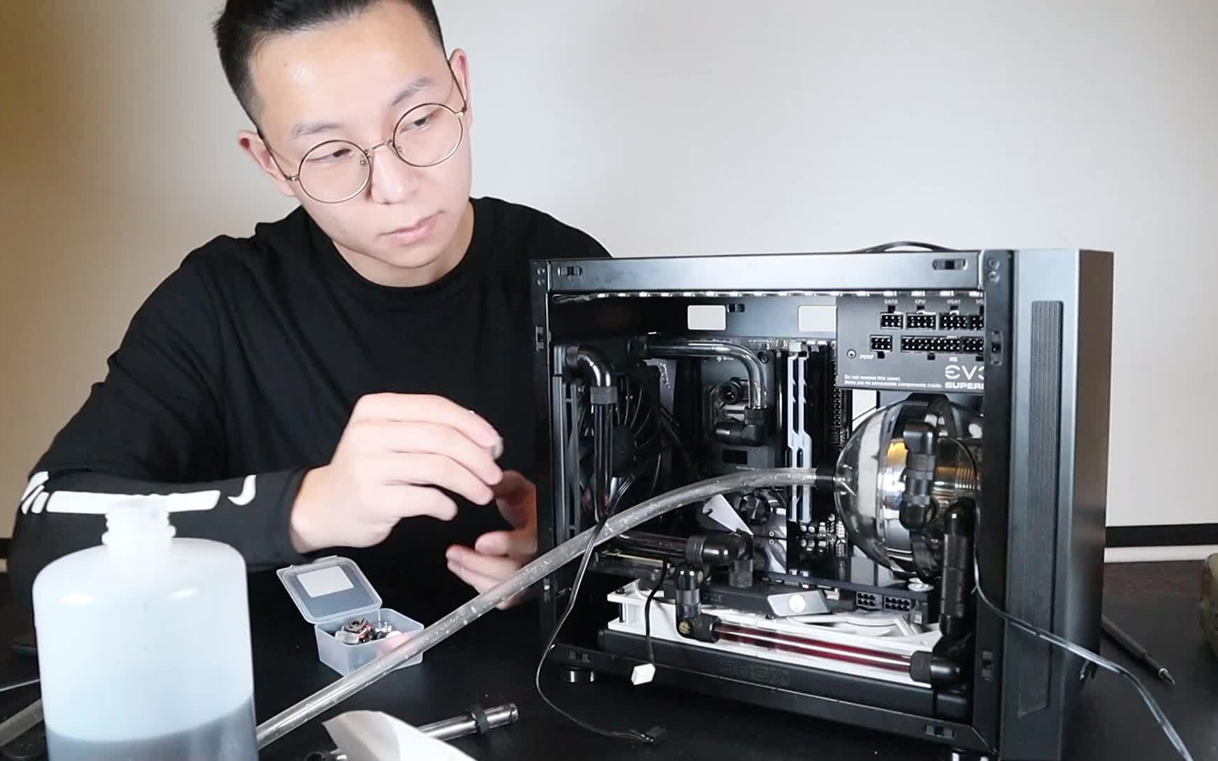 tx分体水冷主机拆卸全过程, 联力TU150拆卸维护