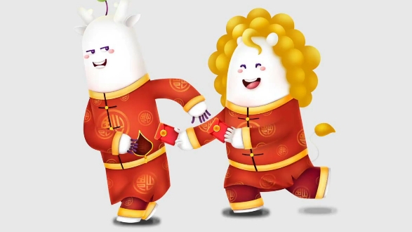 一组IP伪3D动作设计