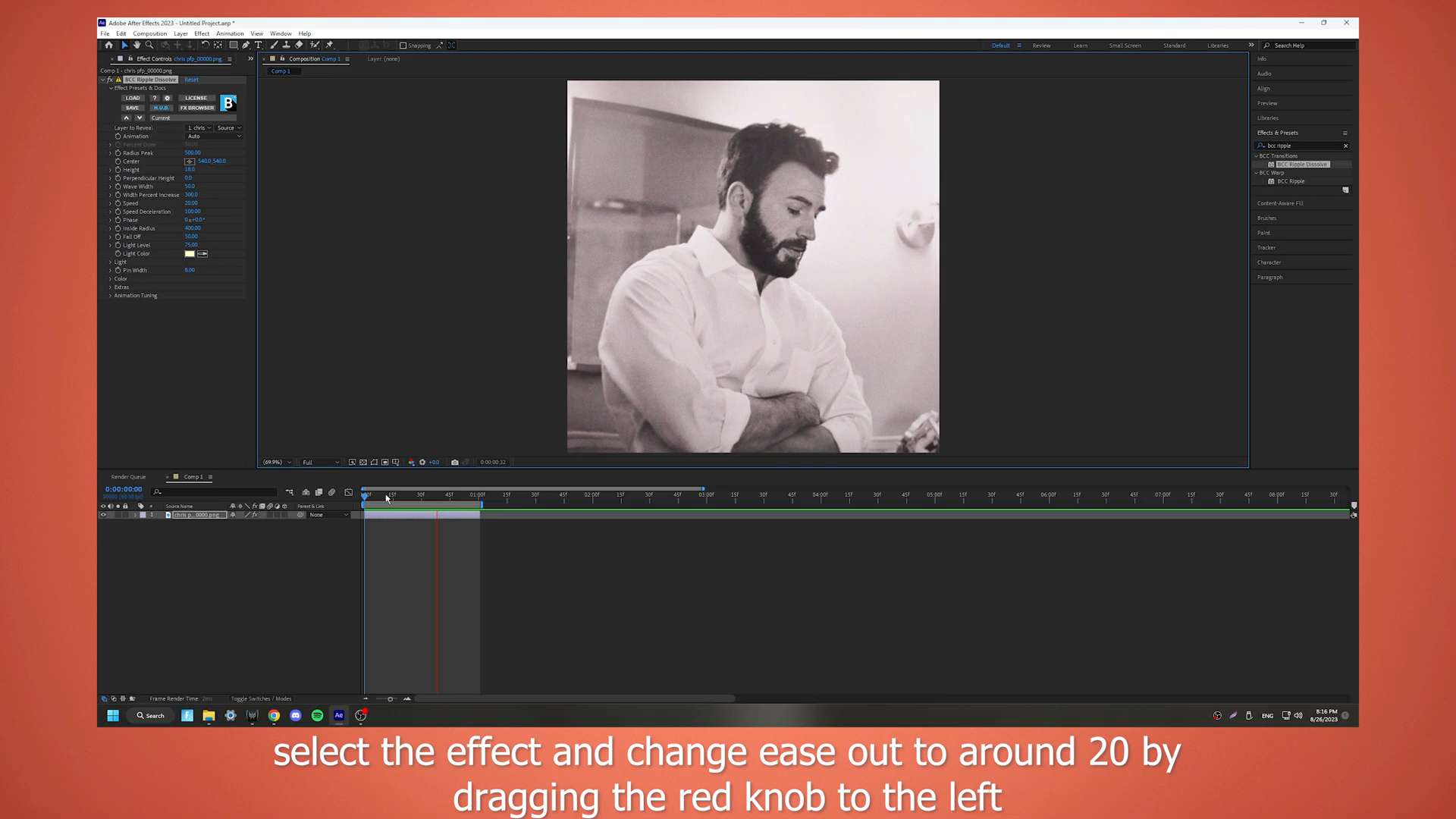ae教程 一个水波纹特效