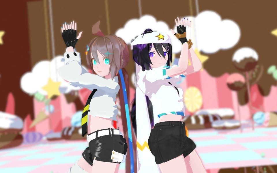 【凹凸世界MMD】安迷修-雷狮---一起把烦恼甩掉吧