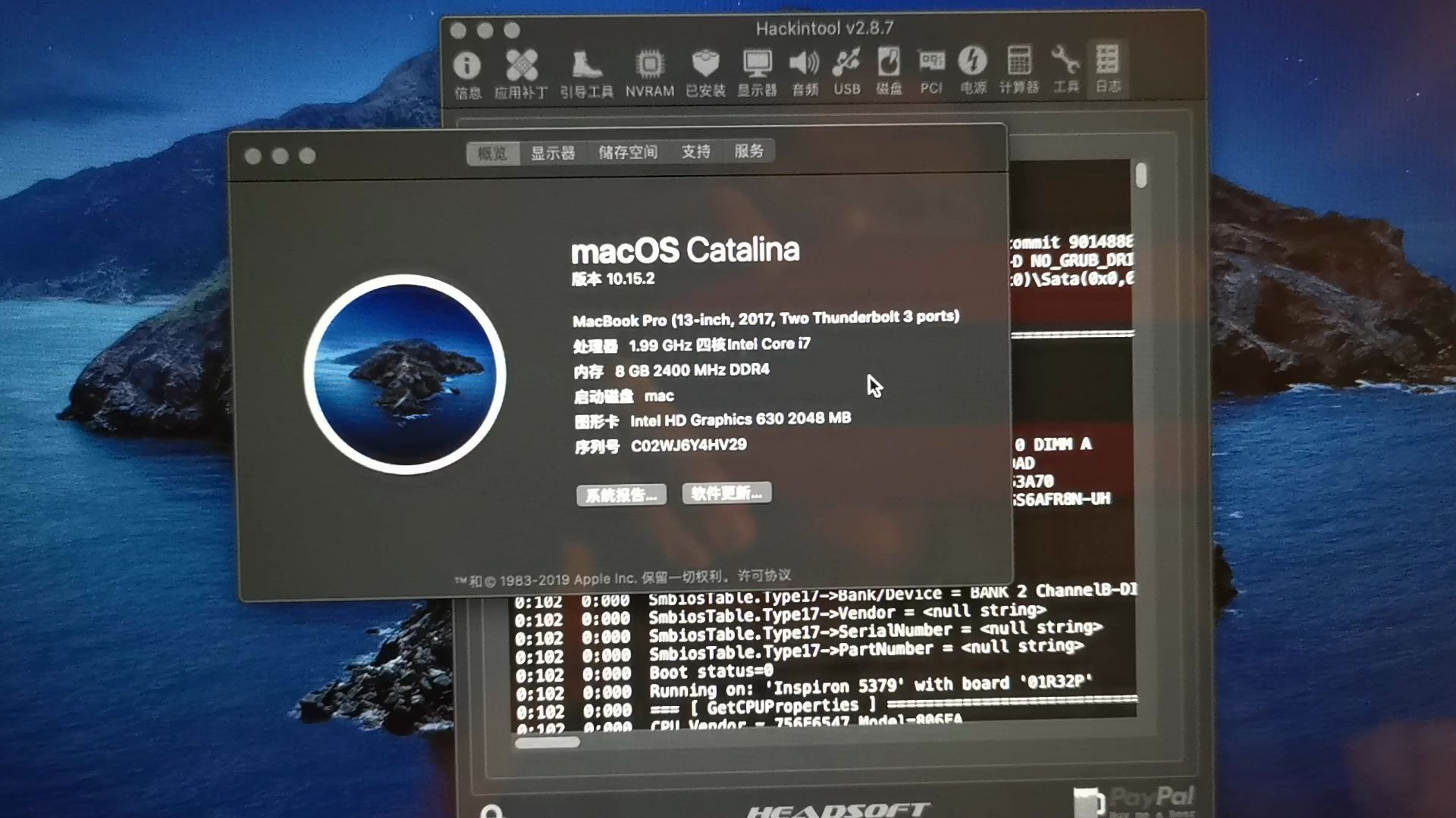 ...10.15.2 Catalina和windows10双系统单ssd安装完成后的使用演示