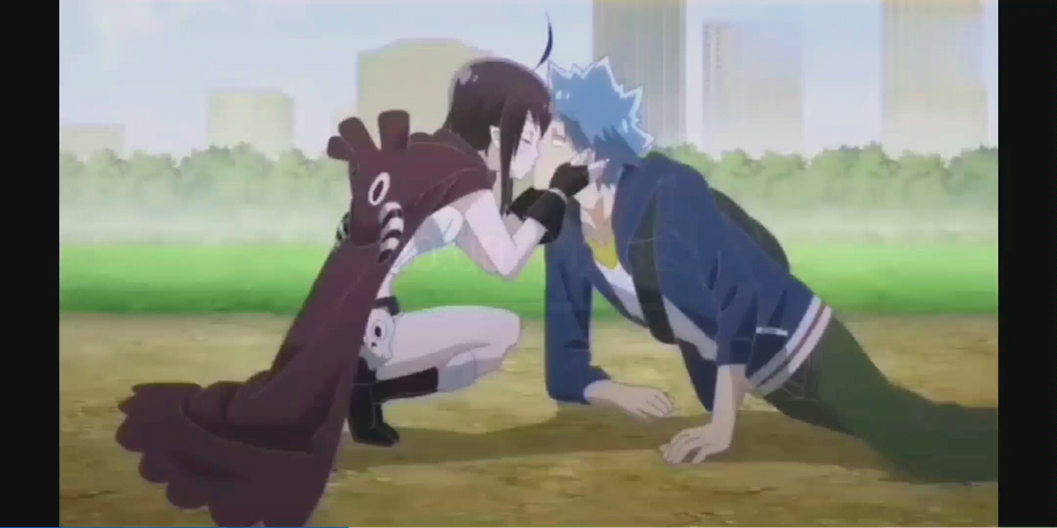 日本动漫中的各种接吻镜头