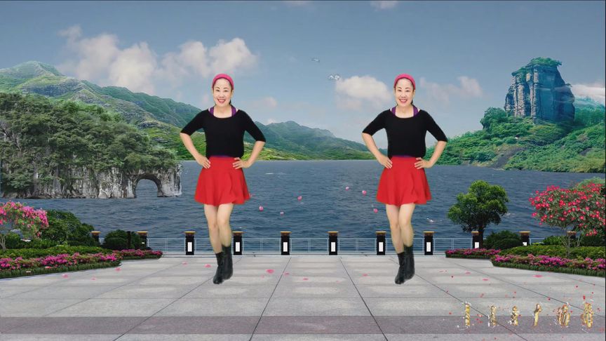 广场舞《众人划桨开大船》简单动感32步