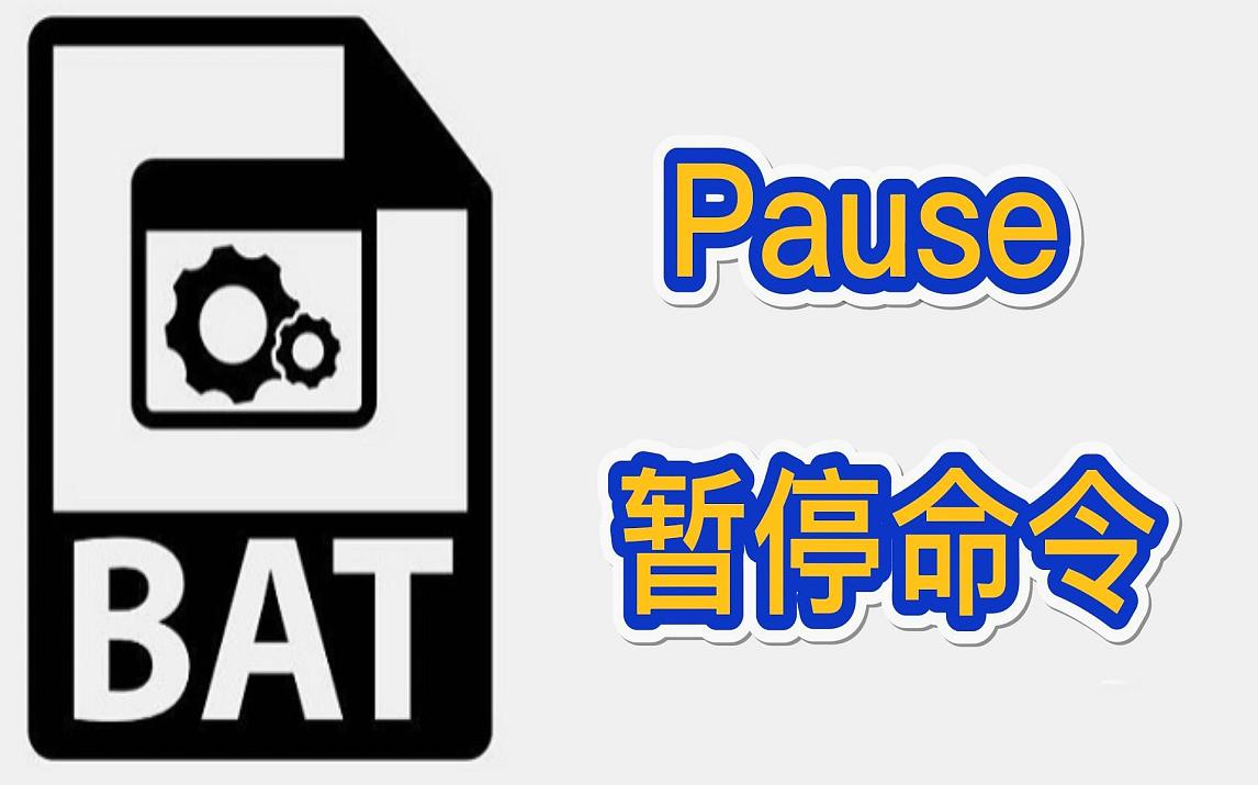 程序员编程入门必学知识:Pause 暂停命令