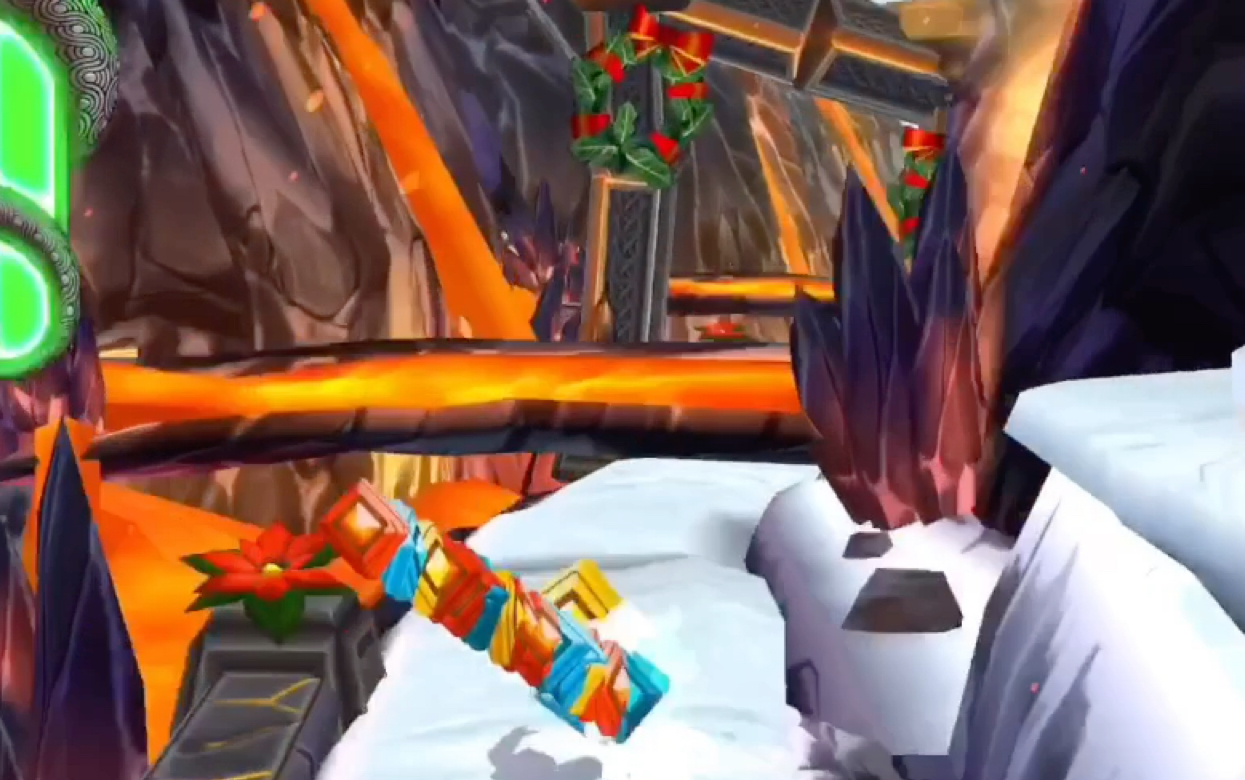 《神庙逃亡2国际版》熔岩圣诞节