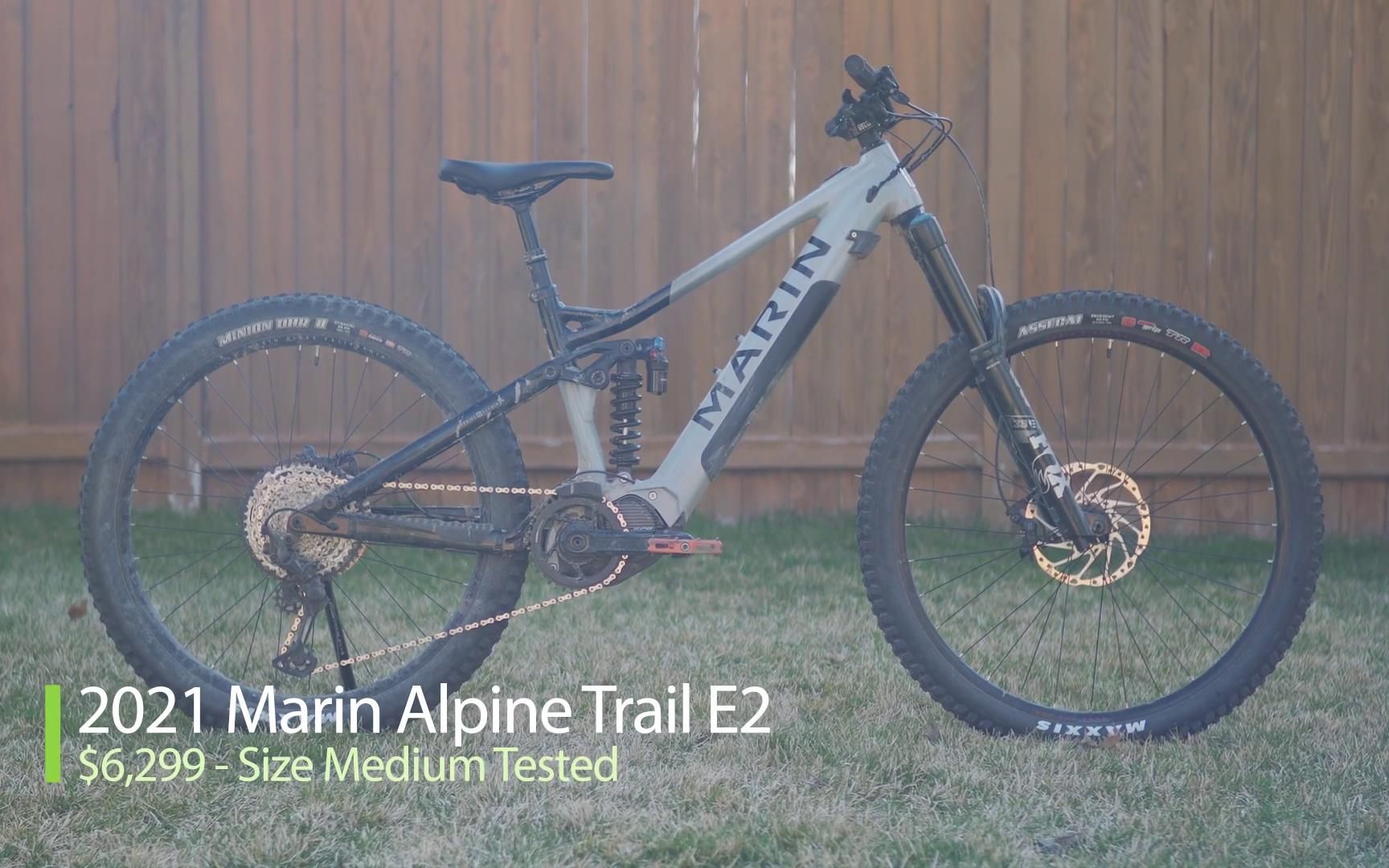 零售价41000的-MARIN Alpine Trail E2电助力山地车