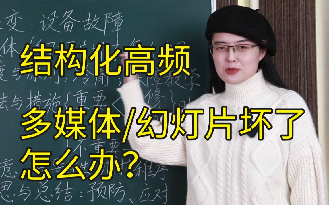 【结构化高频问题】多媒体坏了或者幻灯片打不开怎么办?