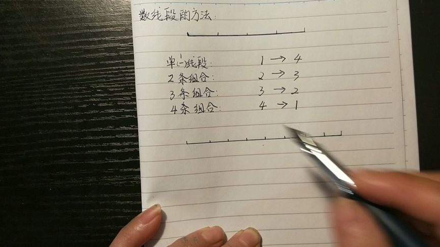 数线段的方法 简单易学