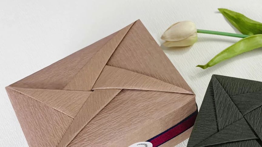 礼物盒包装教学 - 礼物包装设计(几何型)