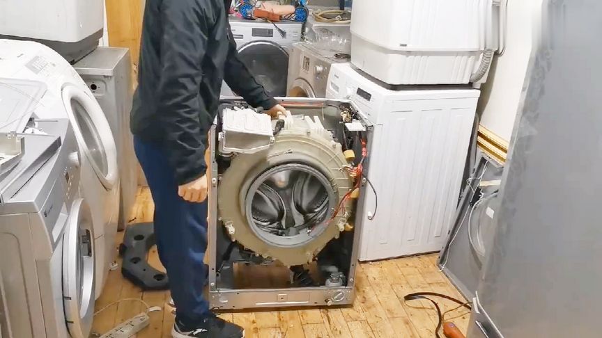 详细讲解拆卸滚筒洗衣机(2)