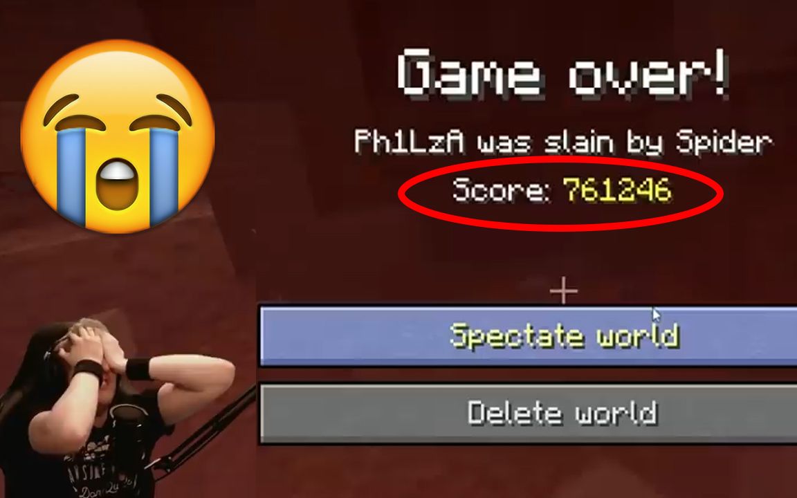 我的世界最悲伤绝望时刻集锦 MC史上最长(5年)极限生存终结