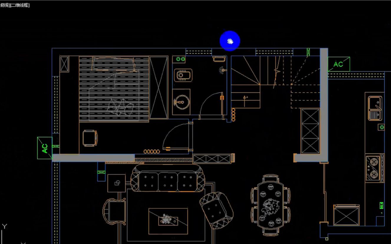 cad室内设计施工图全套教程-卫生间墙砖立面图