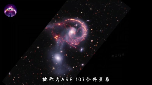 壮阔星系碰撞与宇宙演化景象:宇宙深处的动态星系互动