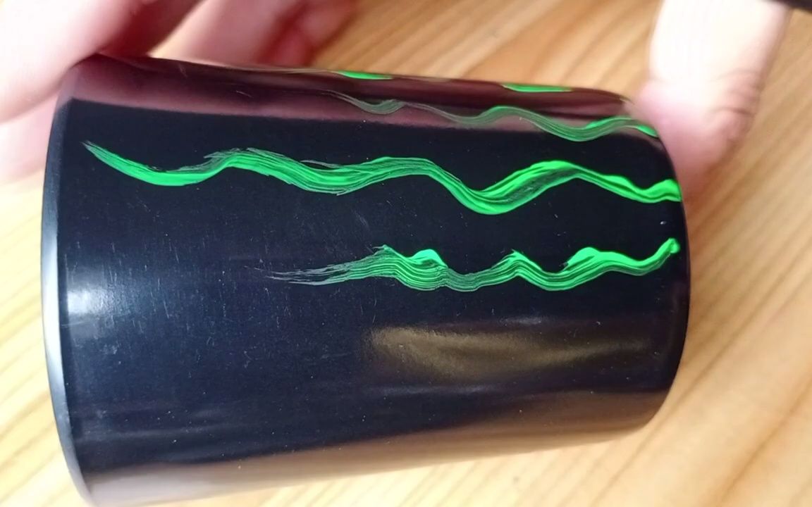 【玻璃绘画】简单的玻璃画!玻璃装饰理念 美丽的夜空玻璃花