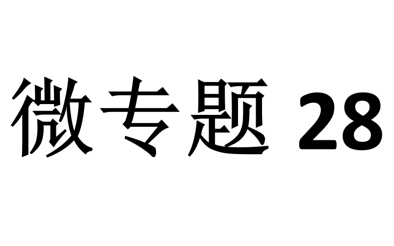 微专题28:水平面内的圆周运动问题