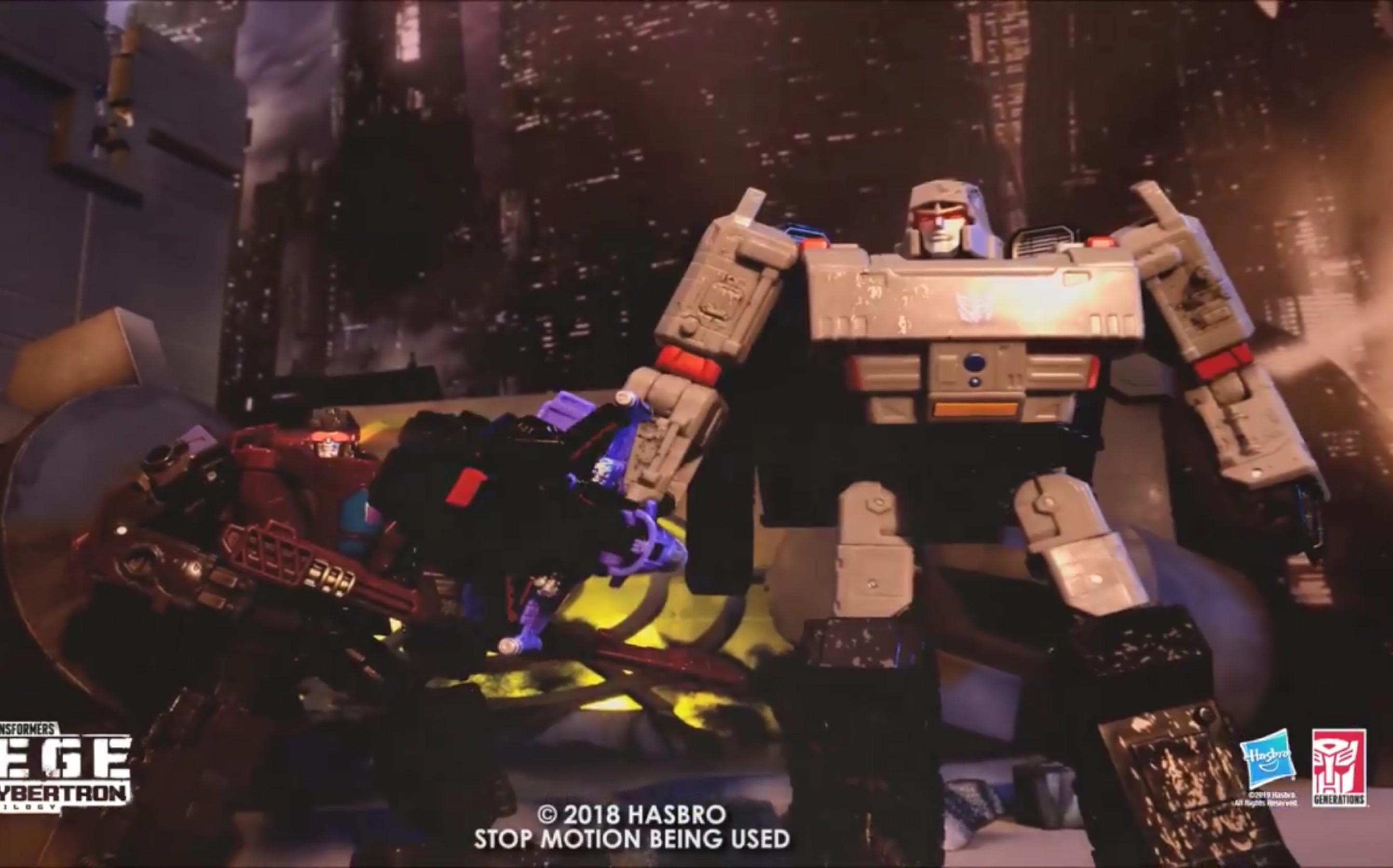 变形金刚 塞伯坦之战 围城 官方定格动画 (part1-4)