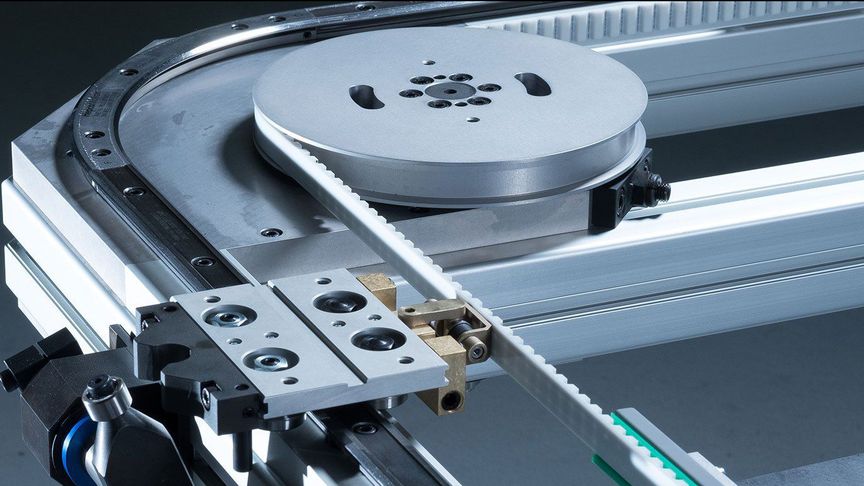 环形导轨,弧形导轨,圆弧导轨,环轨应用于自动化装配线,组装线