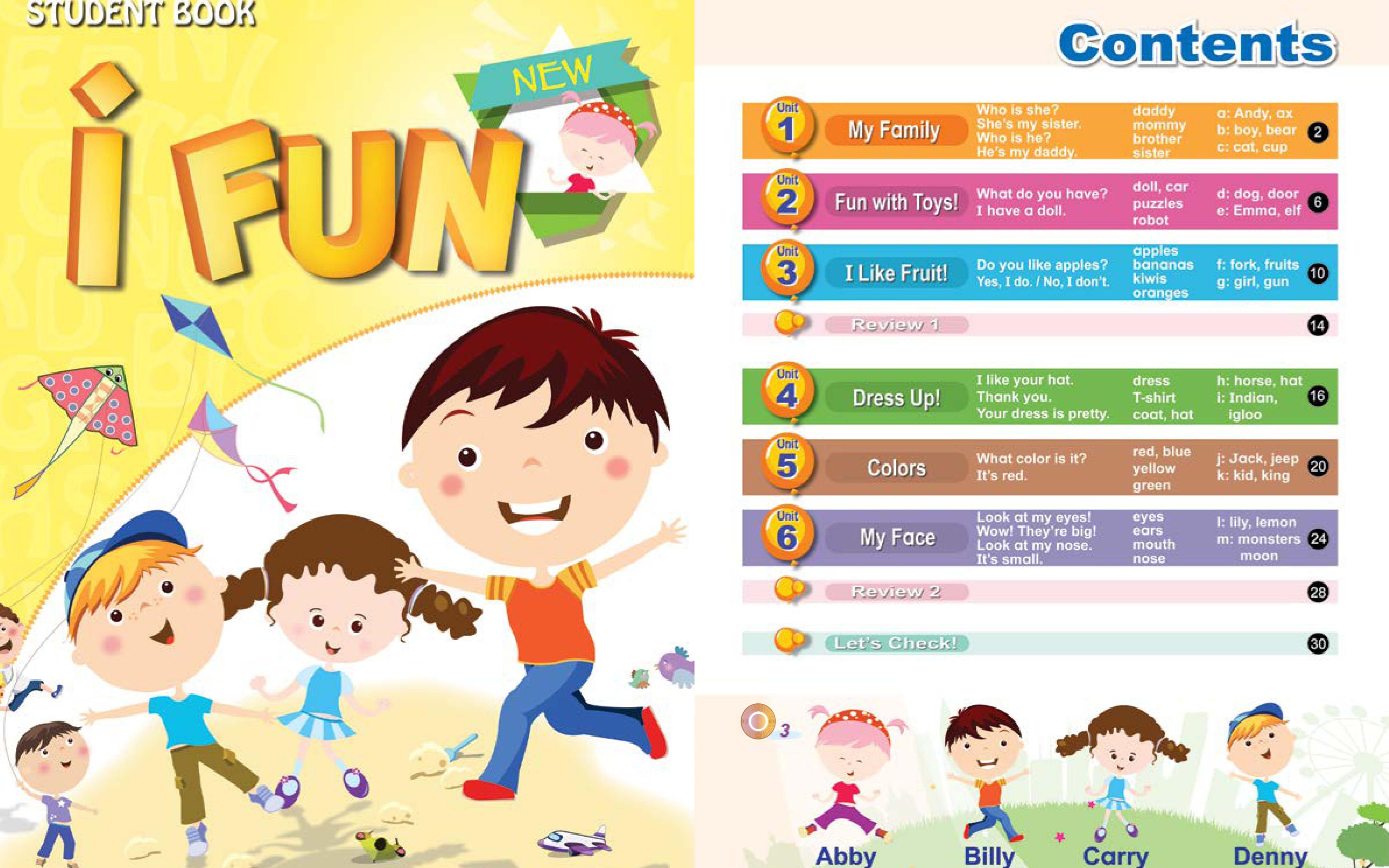 幼儿英语课程《I fun》教材3级别:颜色主题教学
