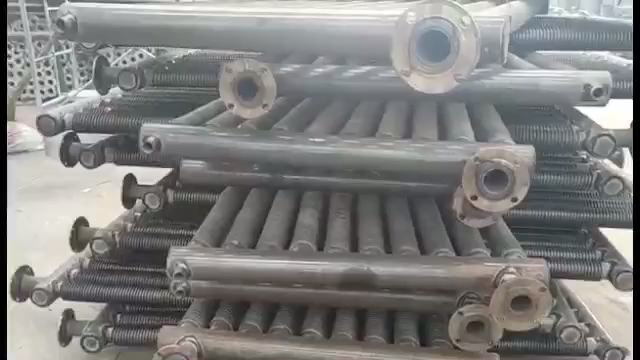 翅片管式换热器结构图