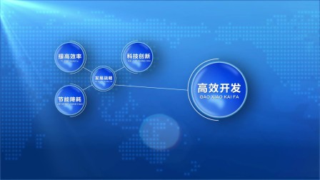 23:简约洁时尚公司企业产品业务模块科技宣传介绍展示分类动画ae模板