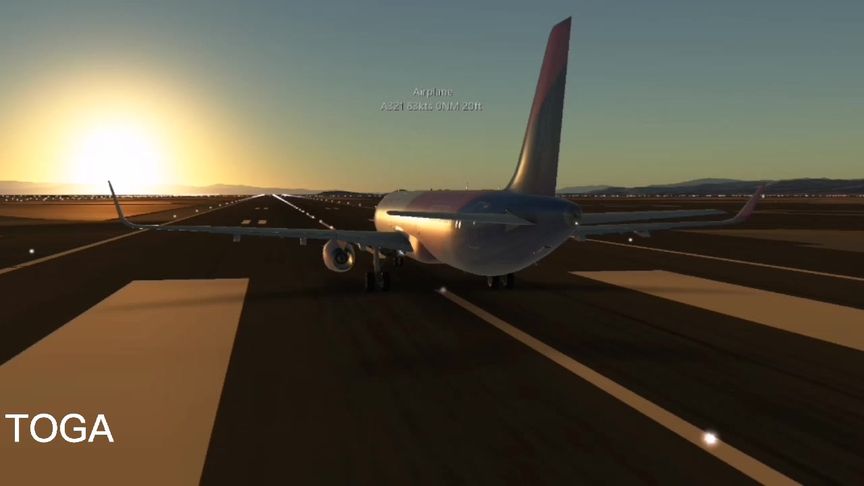 #模拟飞行 空客A321起飞