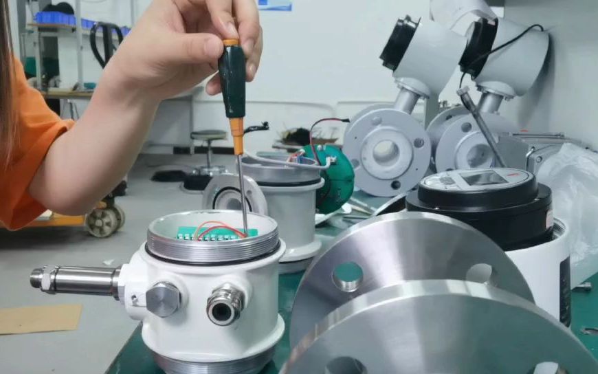 涡轮流量计组装视频