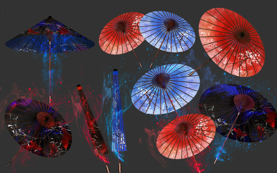 古风伞的绘制-下篇