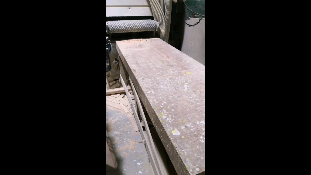 定制红橡实木家具实拍加工过程,无贴皮压缩,里里外外全实木