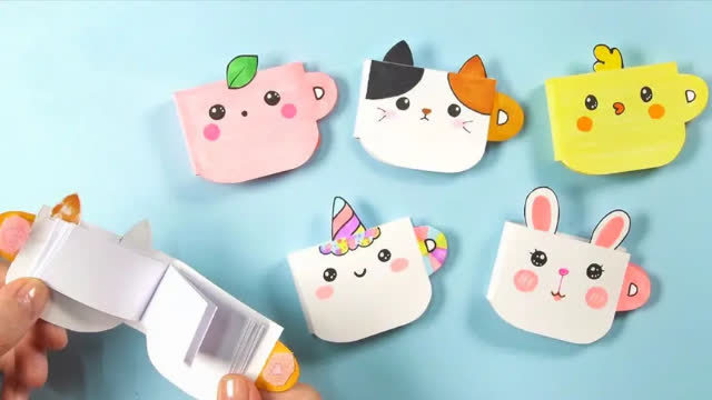 哇好可爱的迷你记事本,一起看看如何制作吧
