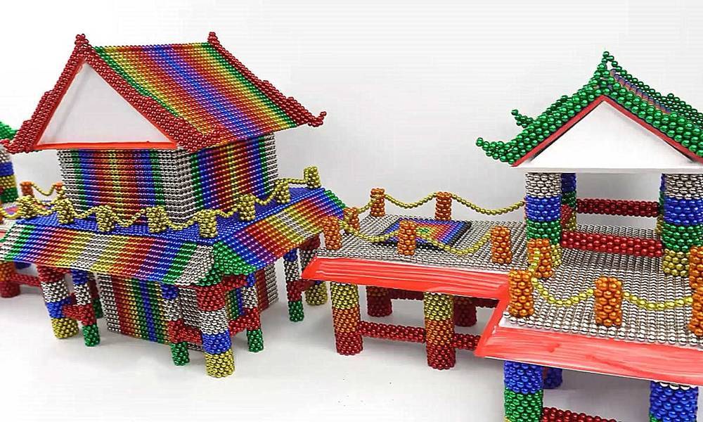 巴克球的创意玩法 漂亮的古代建筑模型