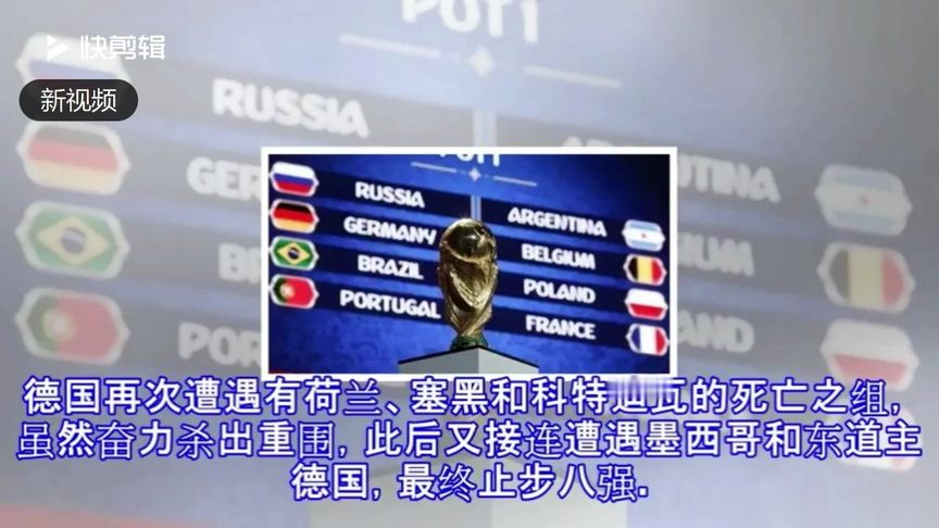 2018俄世界杯分组抽签结果 阿根廷再进死亡之组