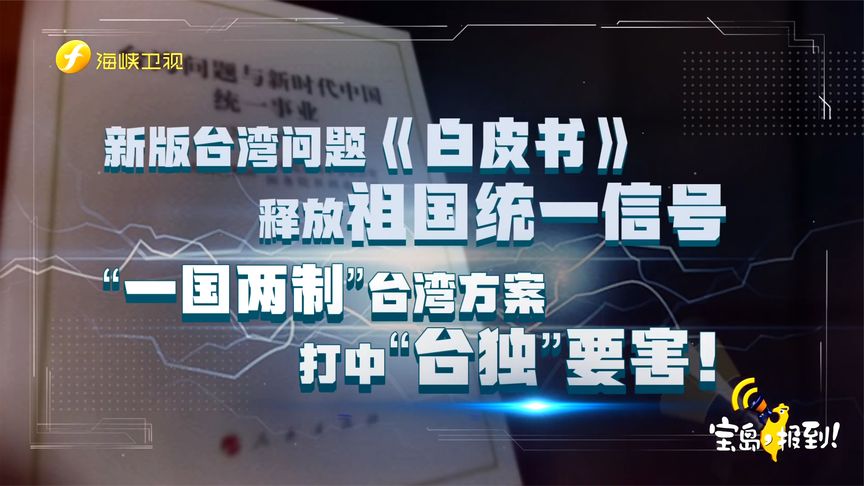 新版台湾问题《白皮书》发表,"一国两制"台湾方案打中"台独"要害