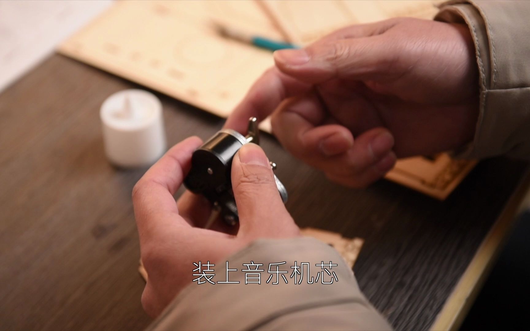 手工DIY制作小木屋,圣诞小屋,新年小屋