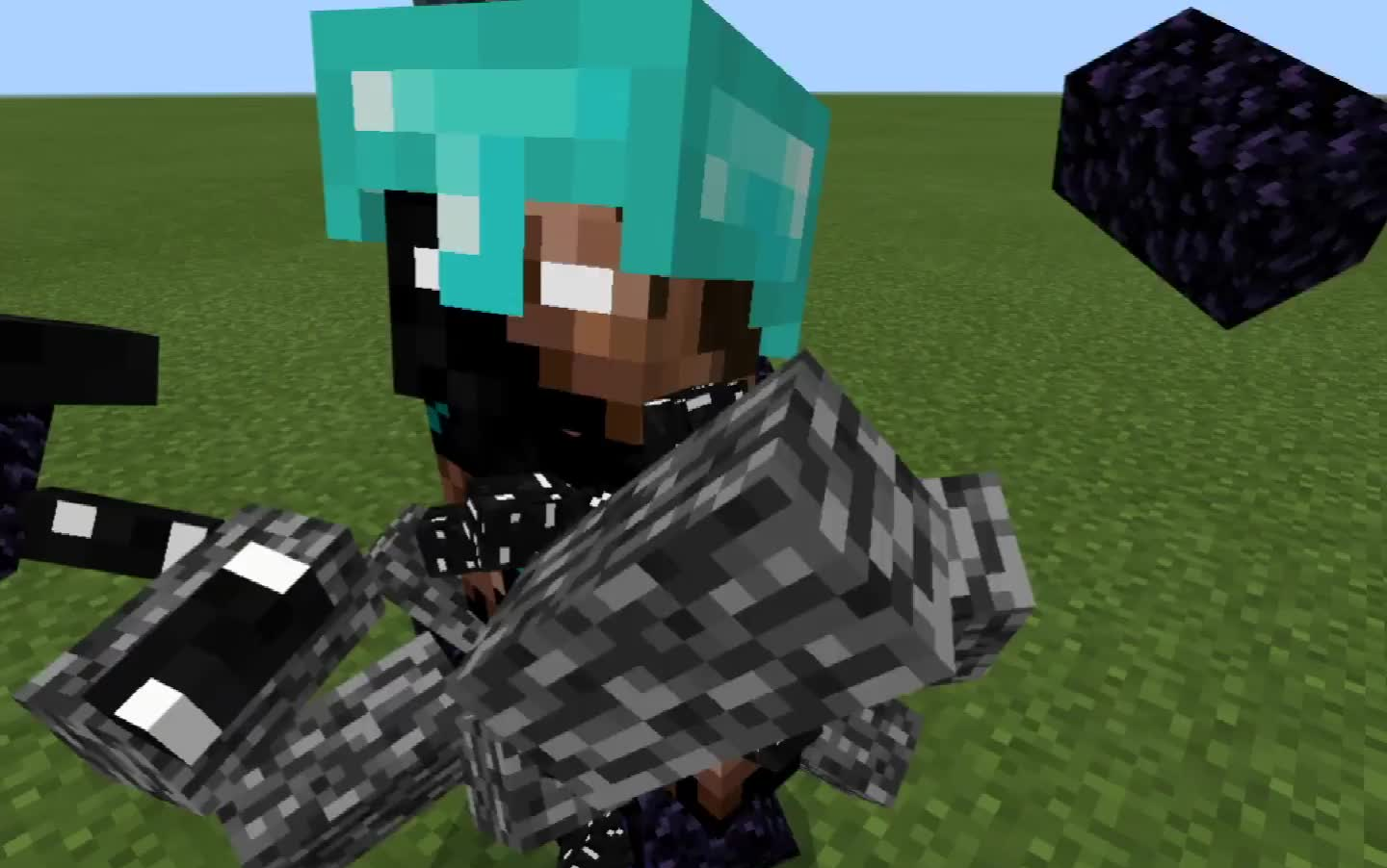[我的世界基岩版模组]Herobrine VS. 终极溺尸泰坦,NULL