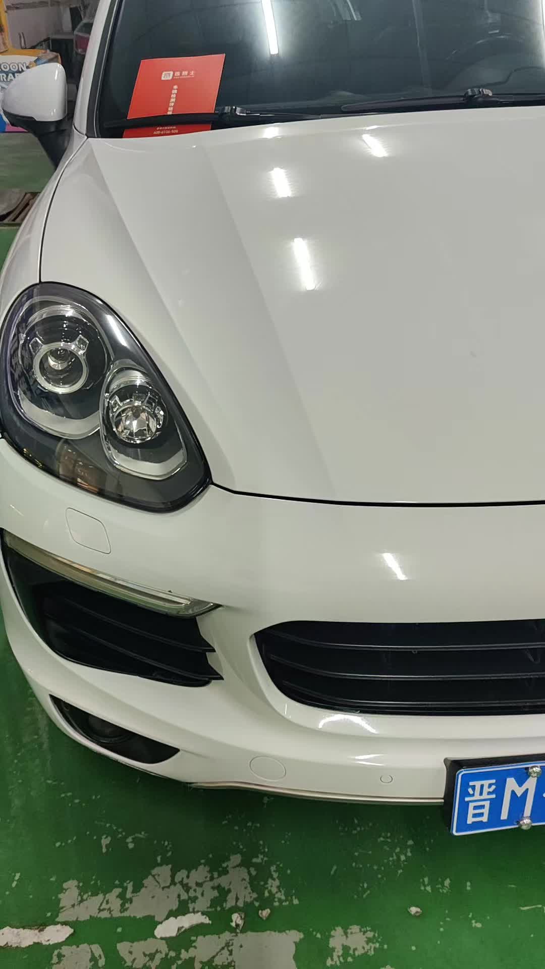 16年保时捷卡宴S,3.0T机械增压铂金混动版 ,3个面补漆其他原版原漆,...