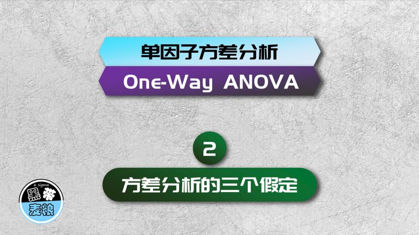 六西格玛统计045 - 单因子方差分析(2) - 三个假定的分析以及验证