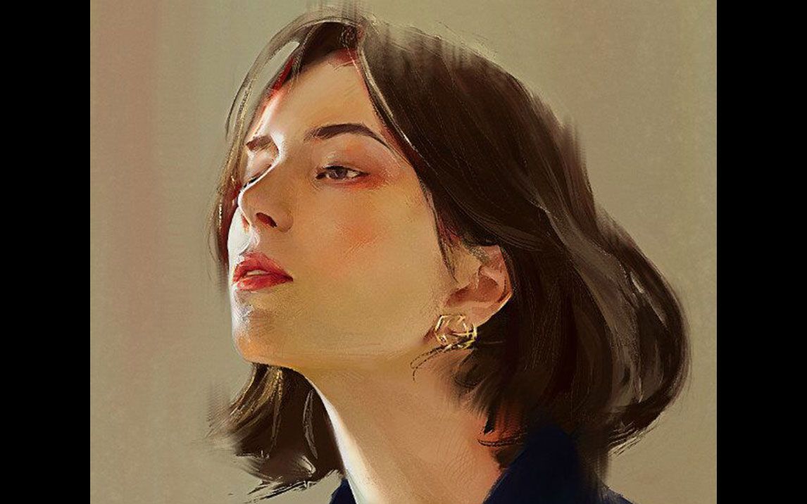 【PS教程/板绘】胡大教你画写实厚涂美女人像