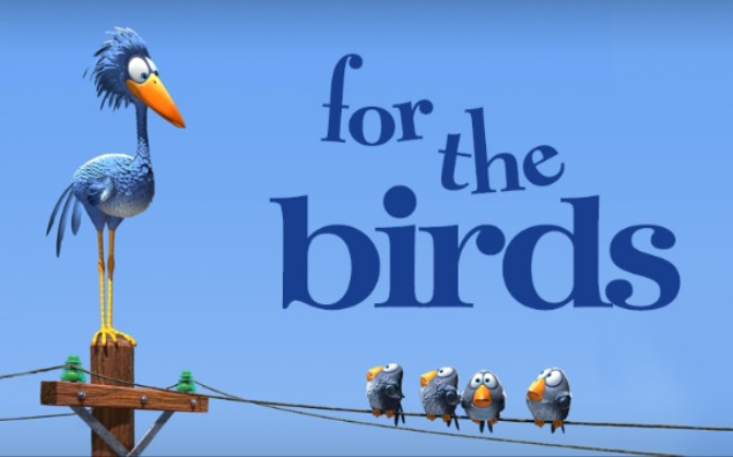 鸟!鸟!鸟!(For the Birds)第74届奥斯卡最佳动画短片奖。