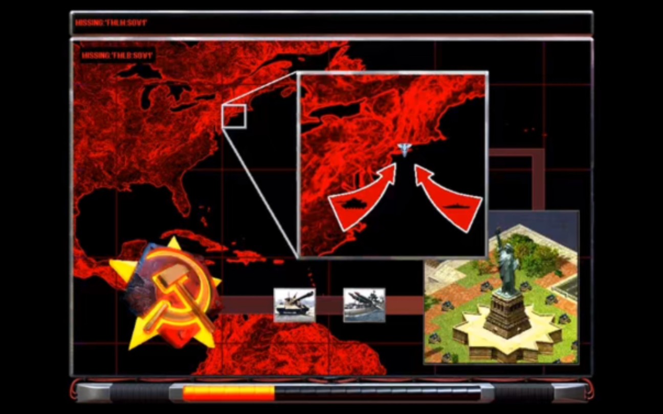 红色警戒2 反向任务 苏军第一关_红色警戒2
