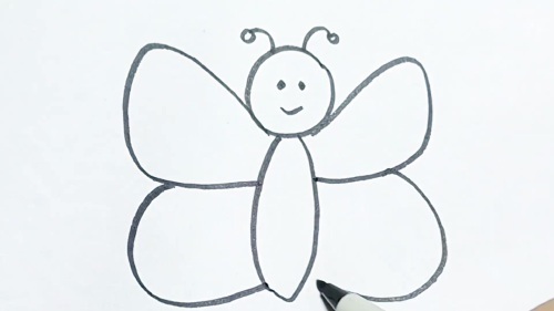 蝴蝶简笔画来了!