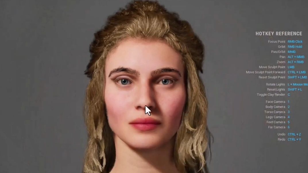 Blender+UE5 头 发 造 型