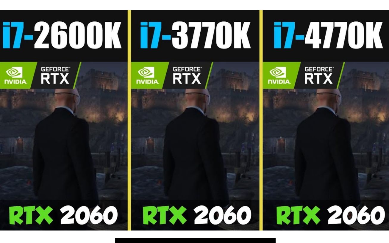 实测二三四代老i7同频带新rtx 2060显卡游戏对比