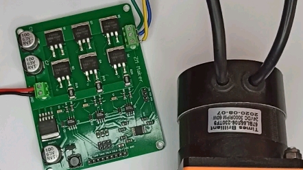 无刷电机驱动板+多主控扩展板+arduino nano采用六步换相法驱动霍尔...