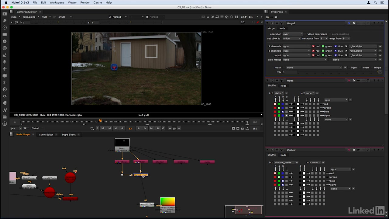 ...教程(3D Tracking and Nuke Compositing by using SynthEyes Maya)
