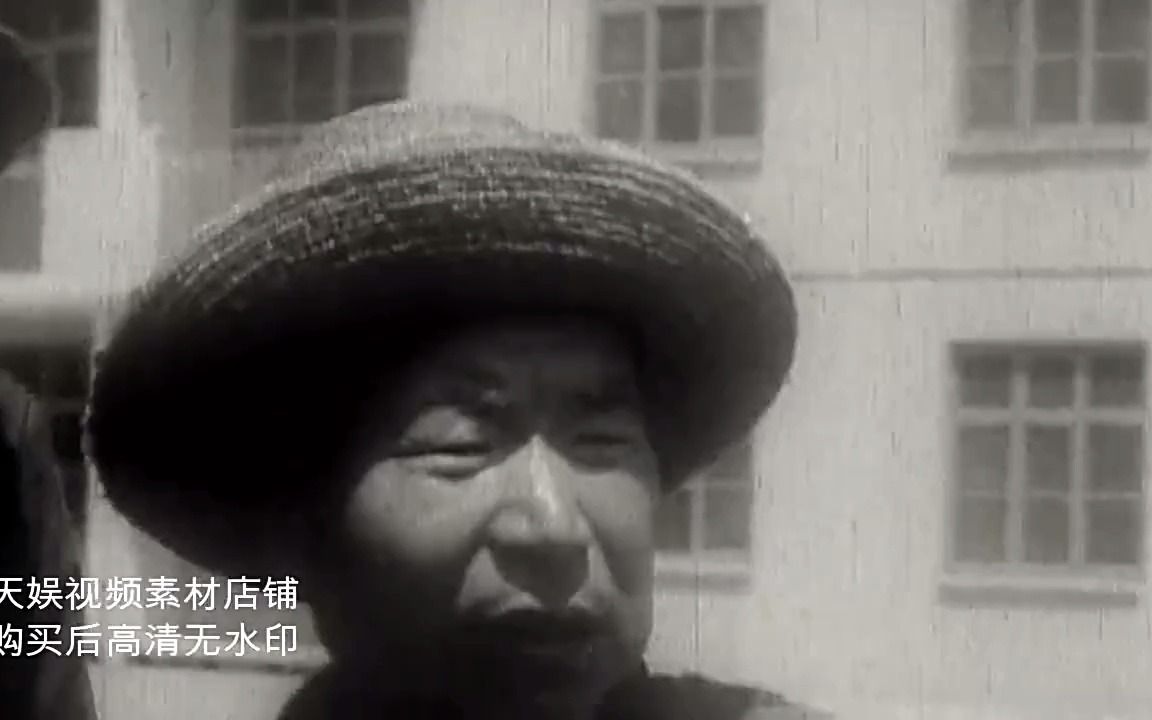 3113605 50年代新中国黑白影像全国劳模环卫工人掏粪工人时传祥...